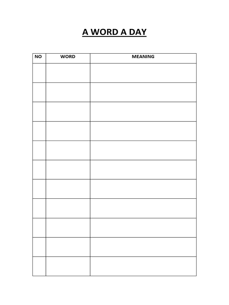 Daily Vocabulary Builder for Grades 1-6 | PDF
