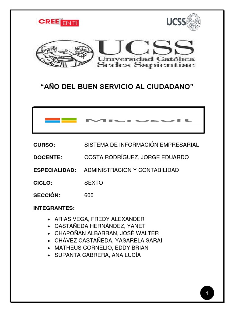 Caso Microsoft | PDF | Microsoft | Al por menor