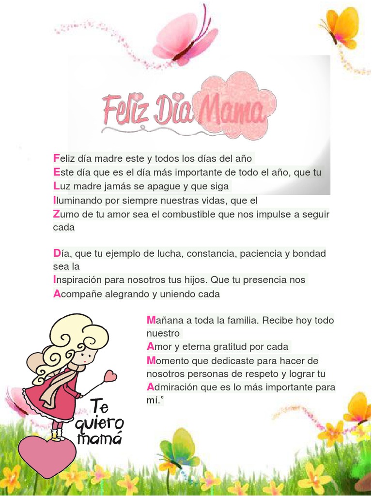 Acrostico Mama | PDF