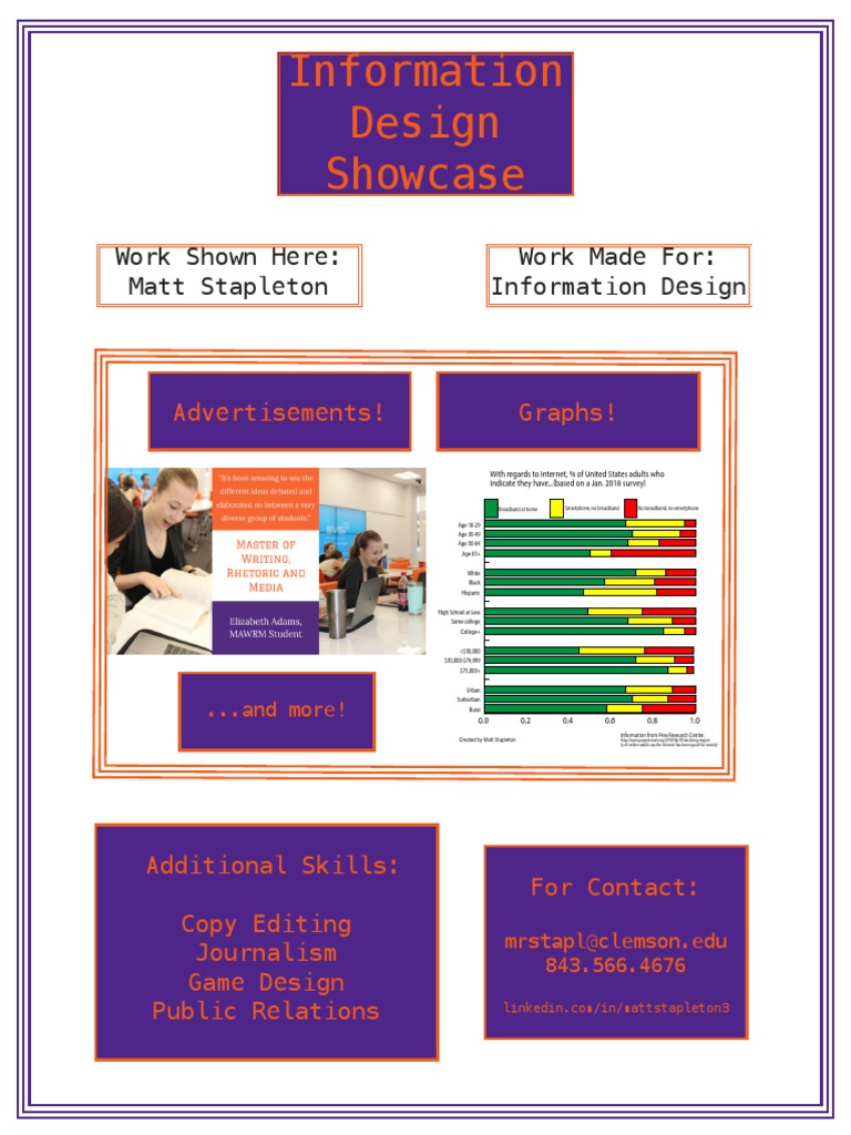 Information Design Showcase: Work Shown Here: Matt Stapleton Work Made ...