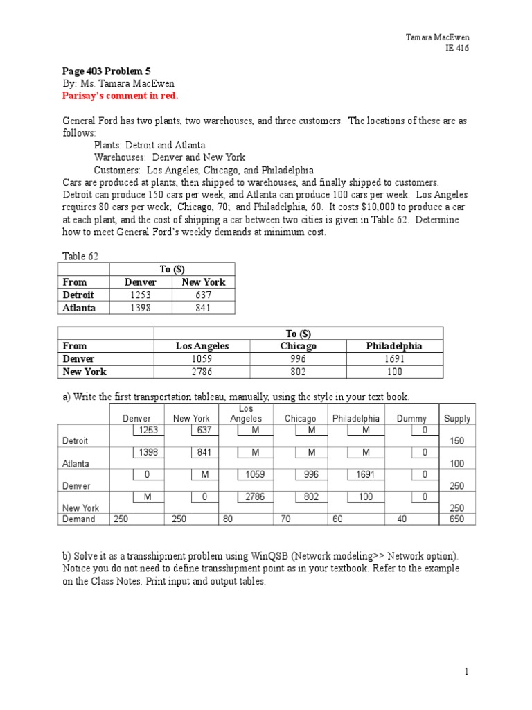 P403 5web | PDF | Textbook | Supply Chain Management