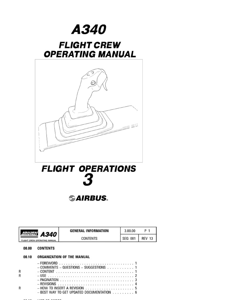 Airbus A340 Flight Crew Operating Manual Volume3 - Flight Operations ...