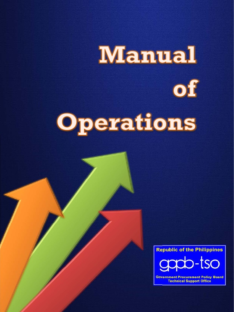 GPPB Manual of Operations | PDF | Regulatory Compliance | Governance