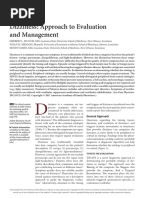 AAFP Dizziness - Evaluation and Management | PDF | Vertigo | Ménière's ...