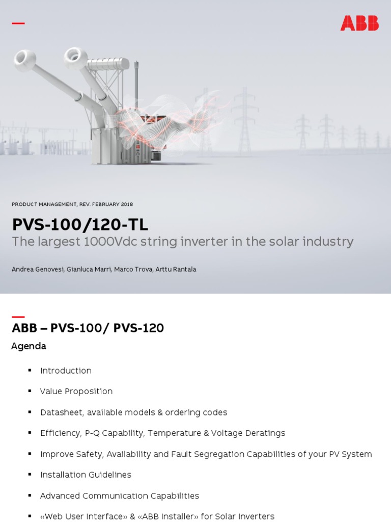 PVS-100 PVS-120 Product Presentation Turkey Feb.2018 | PDF ...