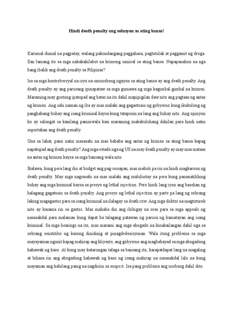 Talumpati Final | PDF