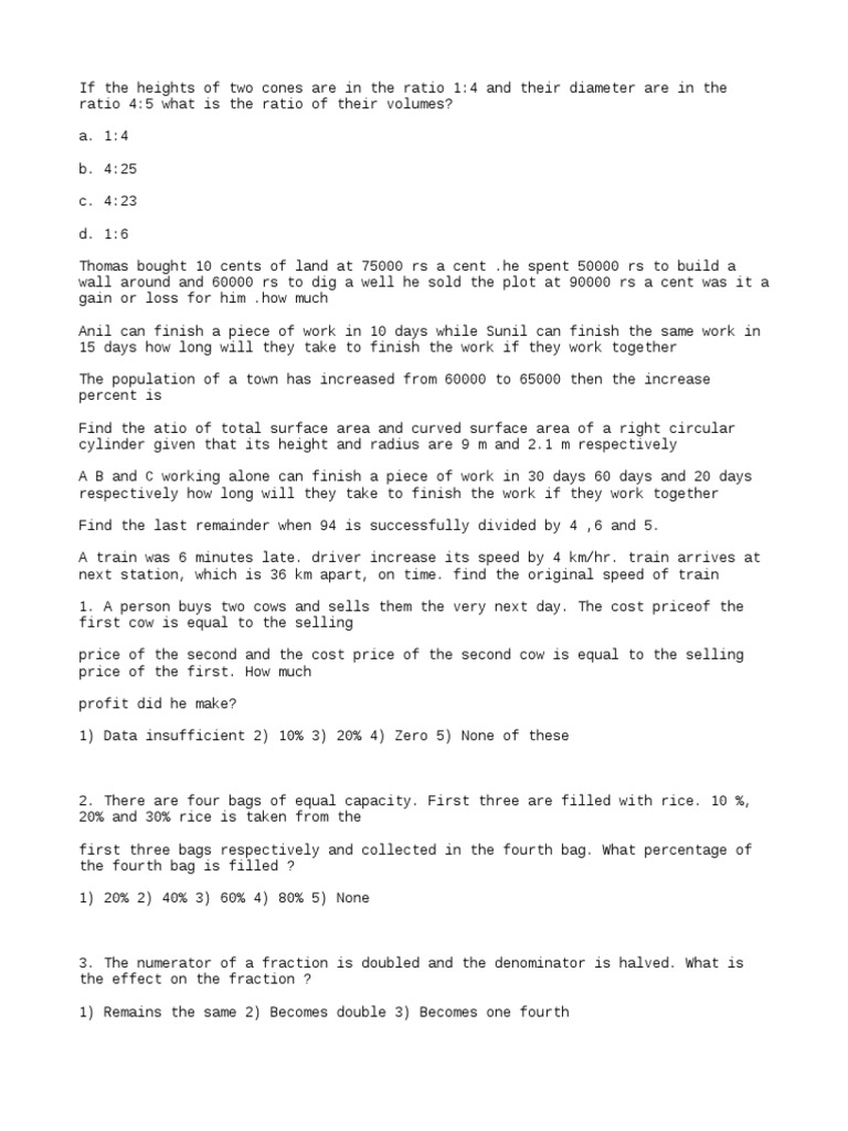 CRT | PDF | Speed | Fraction (Mathematics)