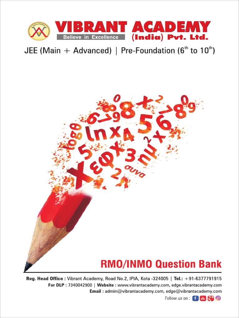 Rmo Inmo Booklet PDF | Download Free PDF | Triangle | Fraction ...