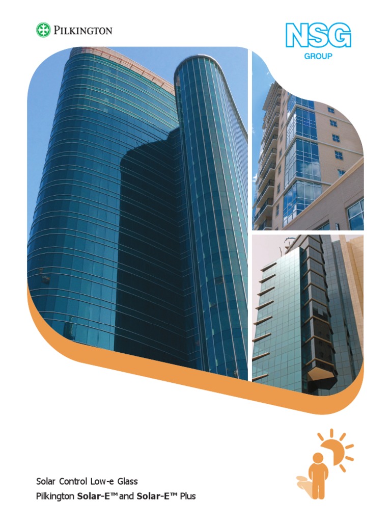 Pilkington Solar-E Brochure | PDF | Glasses | Glass Applications