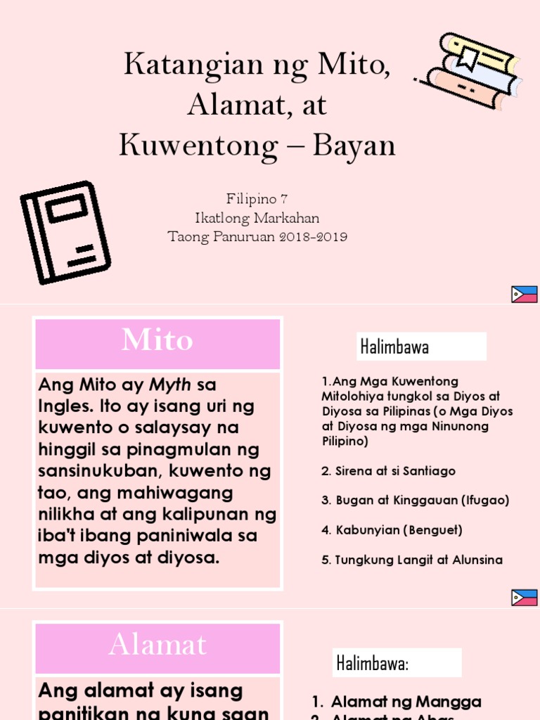 Katangian NG Mito, Alamat, Kwentong-Bayan | PDF