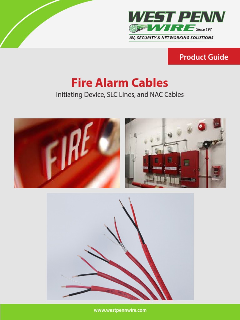 FireAlarm Product Guide | PDF | Coaxial Cable | Electricity