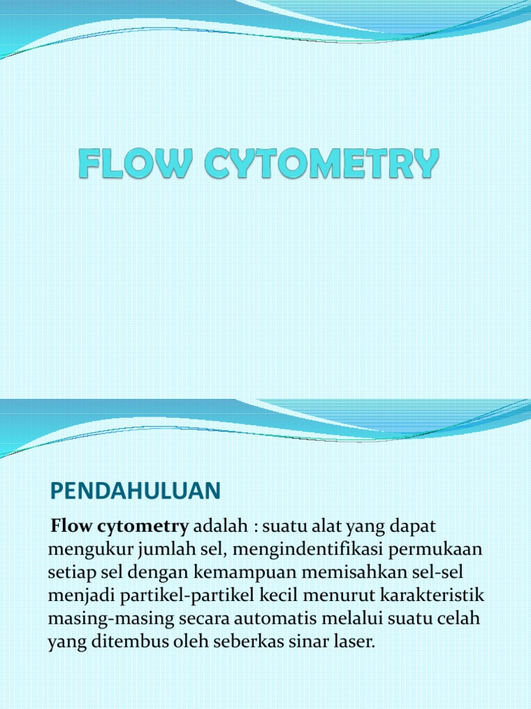 Flow Cytometry PPT Sarly | PDF