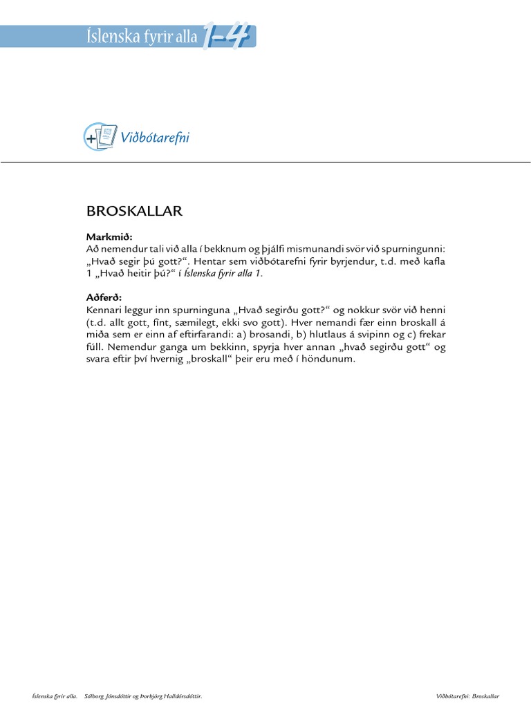 Broskallar PDF | PDF