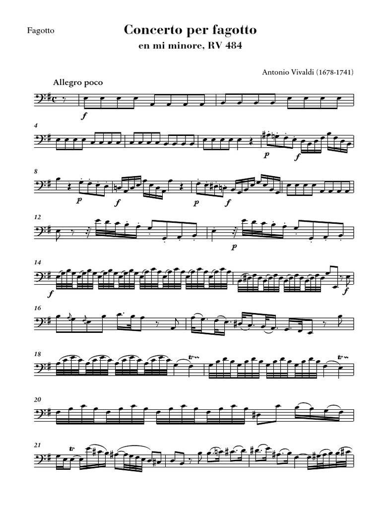 BC Fagotto PDF | PDF