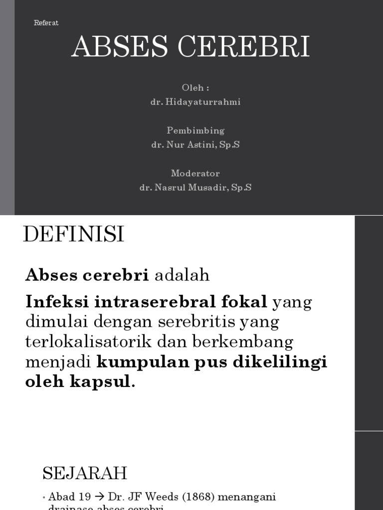 Abses Cerebri | PDF