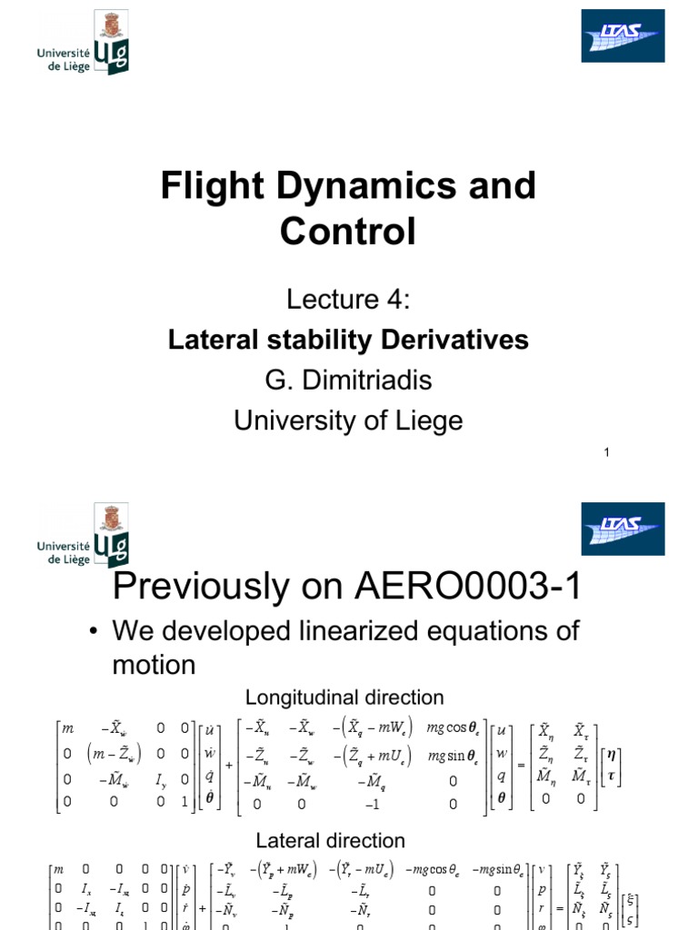 Flight Dynamics 04 | PDF | Aileron | Flight Dynamics (Fixed Wing Aircraft)