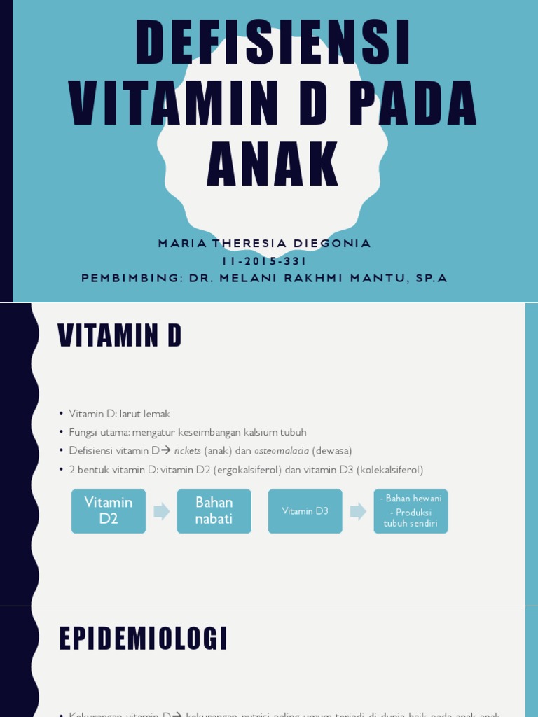 Defisiensi Vitamin D Anak
