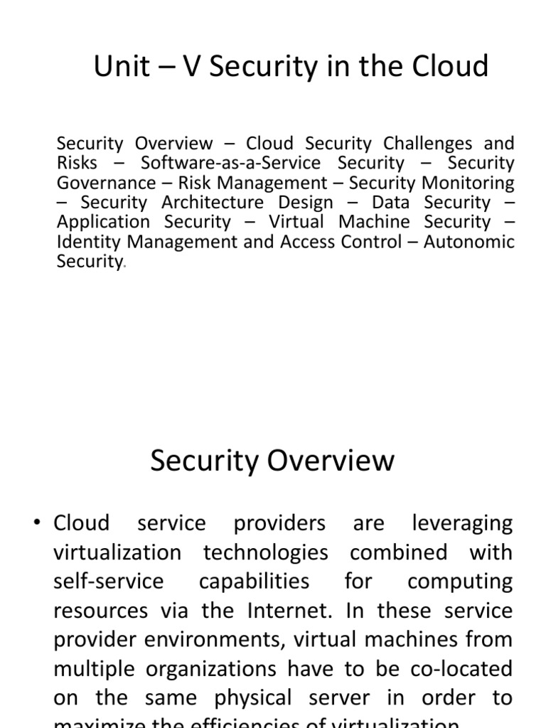 A Comprehensive Overview of Security Best Practices for Cloud Computing ...