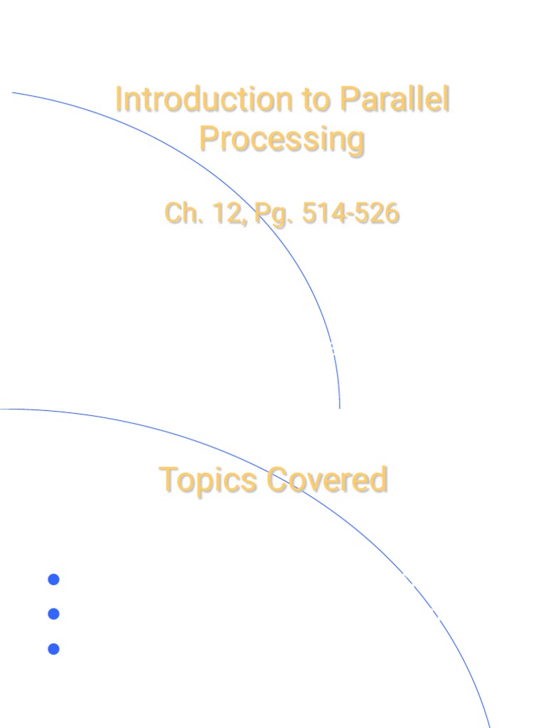 Ch12 Parallel Proc3-Aula | PDF | Parallel Computing | Central Processing Unit
