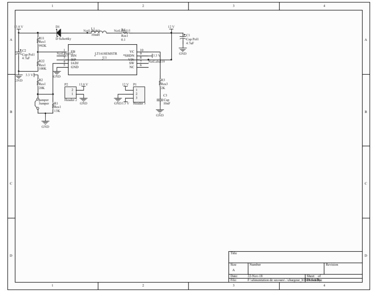 R4 Res1 R11 Res1 D1 10Mh L1: Netlabel19 13.8 V Netlabel15 12 V | PDF