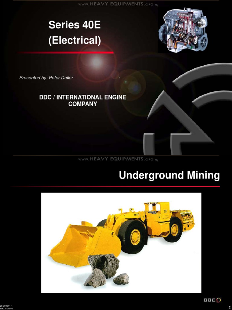 Course Engine Diesel Series 40e Detroit Electronic System Features ...