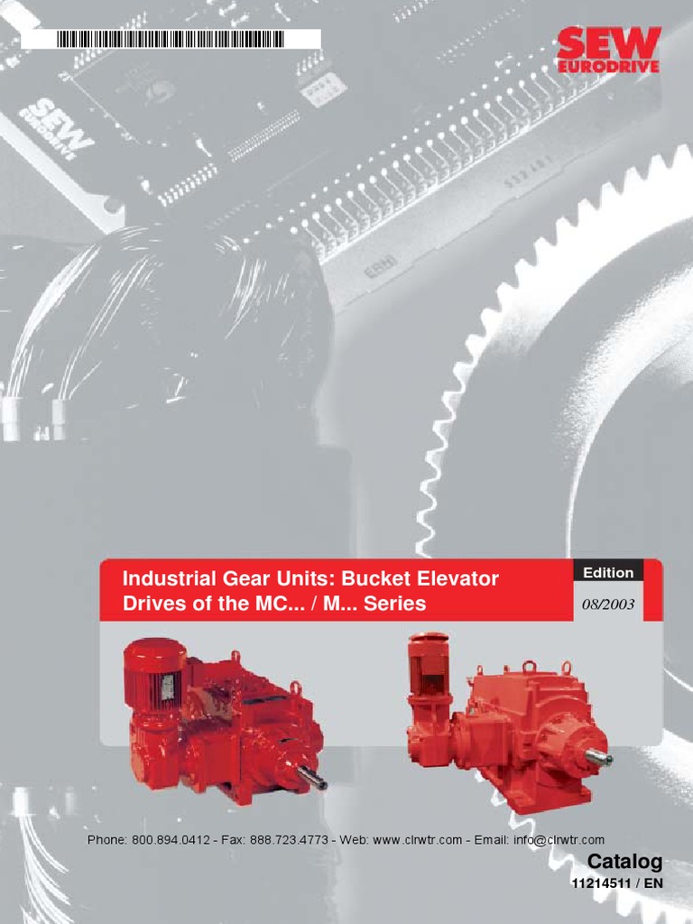 SEW MC Series Gear Units | PDF | Electric Motor | Gear