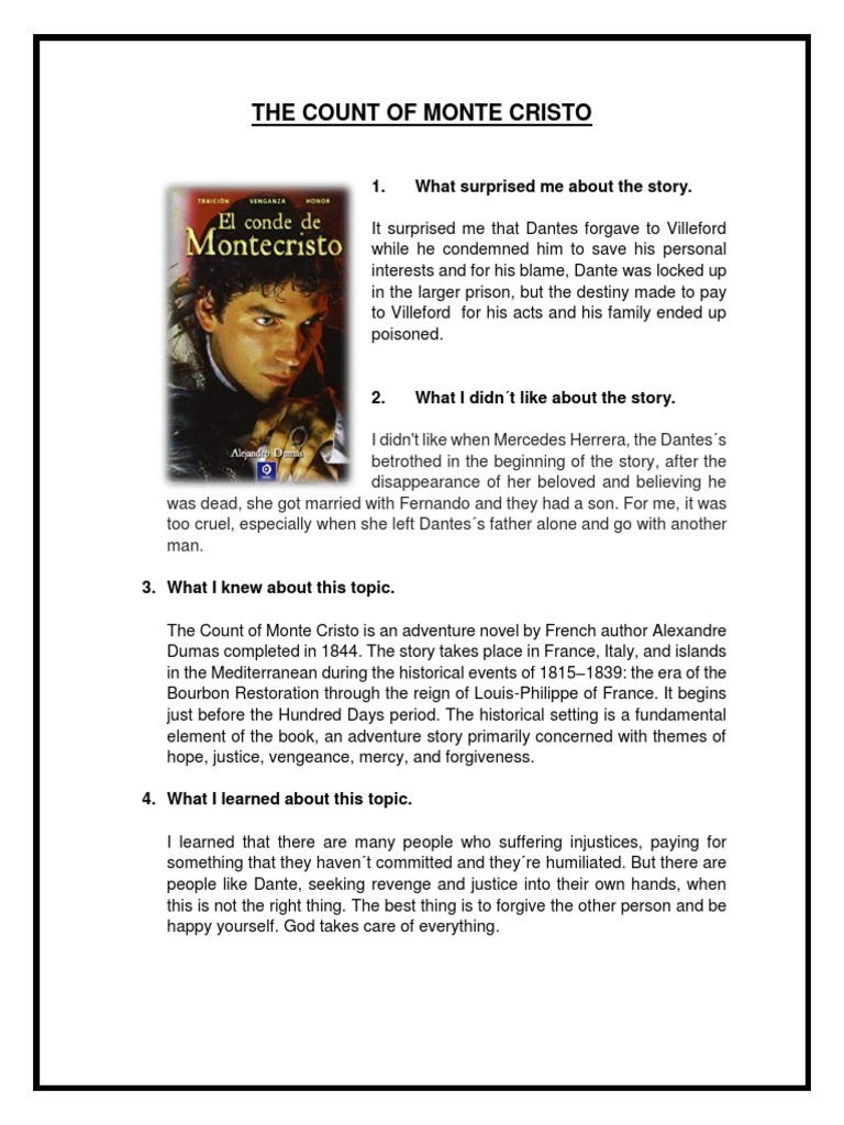 The Count of Monte Cristo | PDF | Mystery, Thriller & Crime Fiction ...