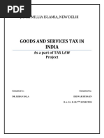 Project Report GST | PDF | Value Added Tax | Excise
