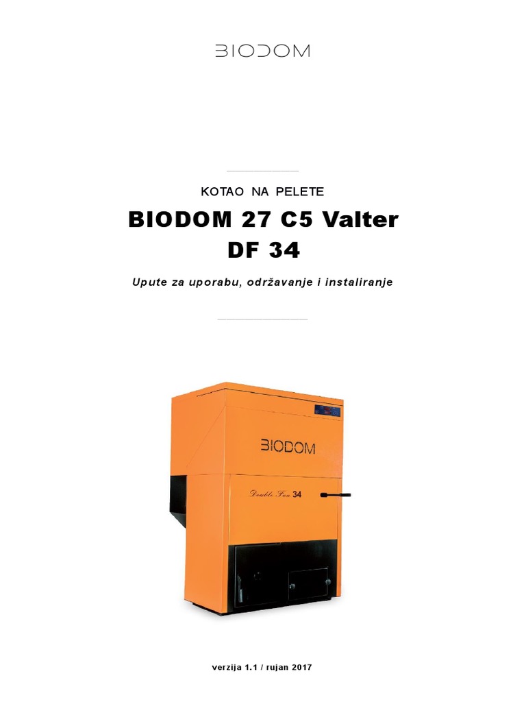 Biodom 27 - Upute Za Instaliranje, Korištenje I Održavanje-Najnovije ...
