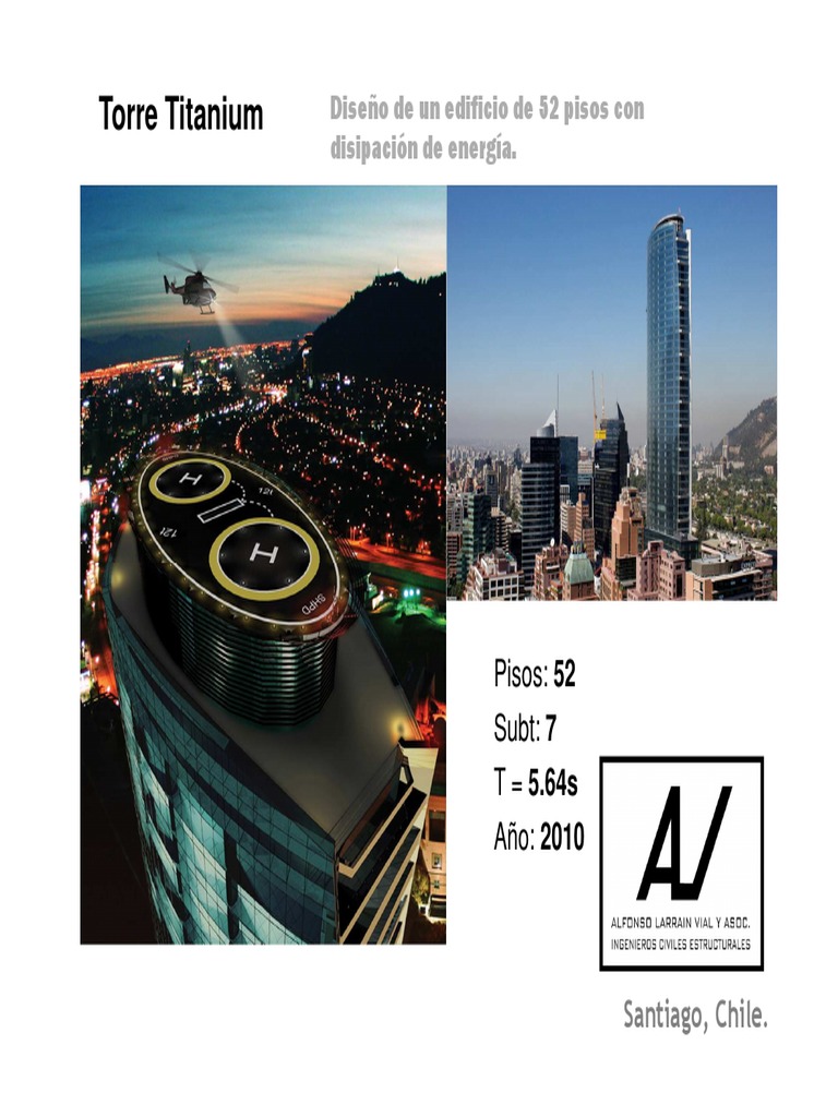 Torre Titanium: Diseño y Estructura | PDF | Torre | Hormigón