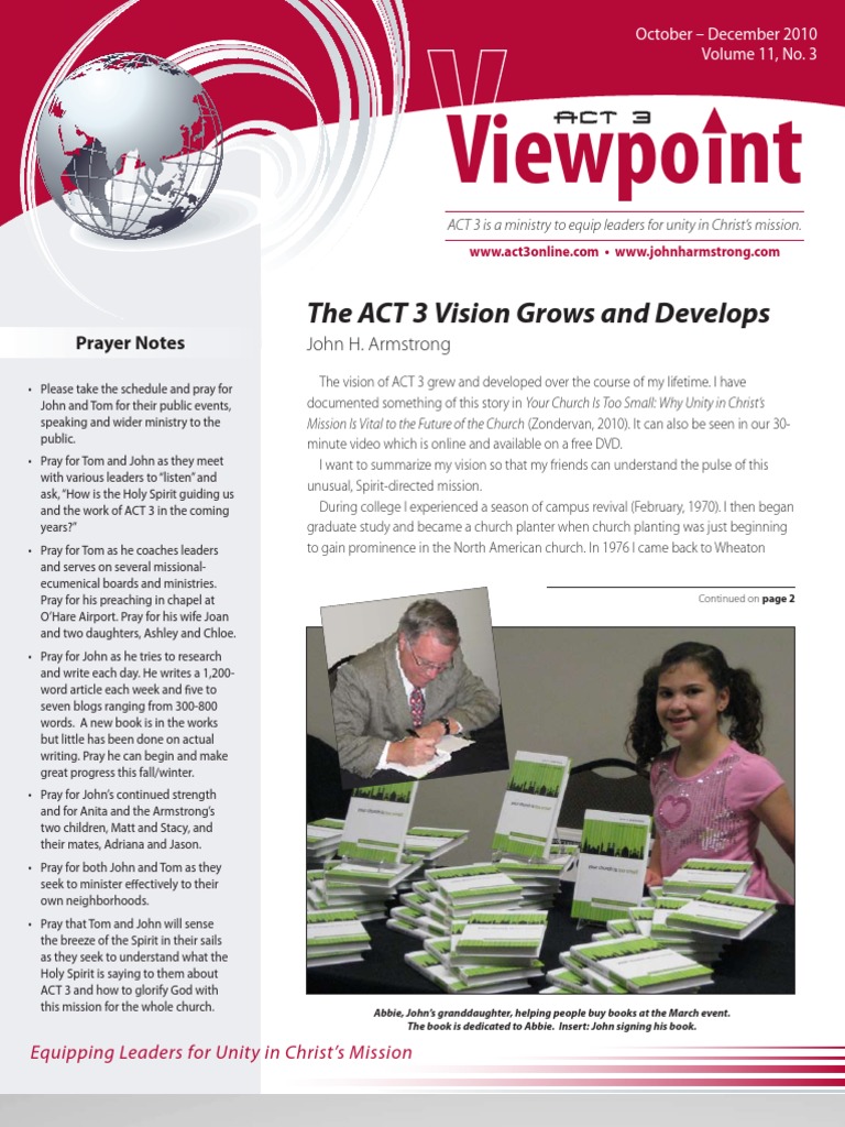 Viewpoint Vol 11 No 3 | PDF | Christian Denomination | Jesus