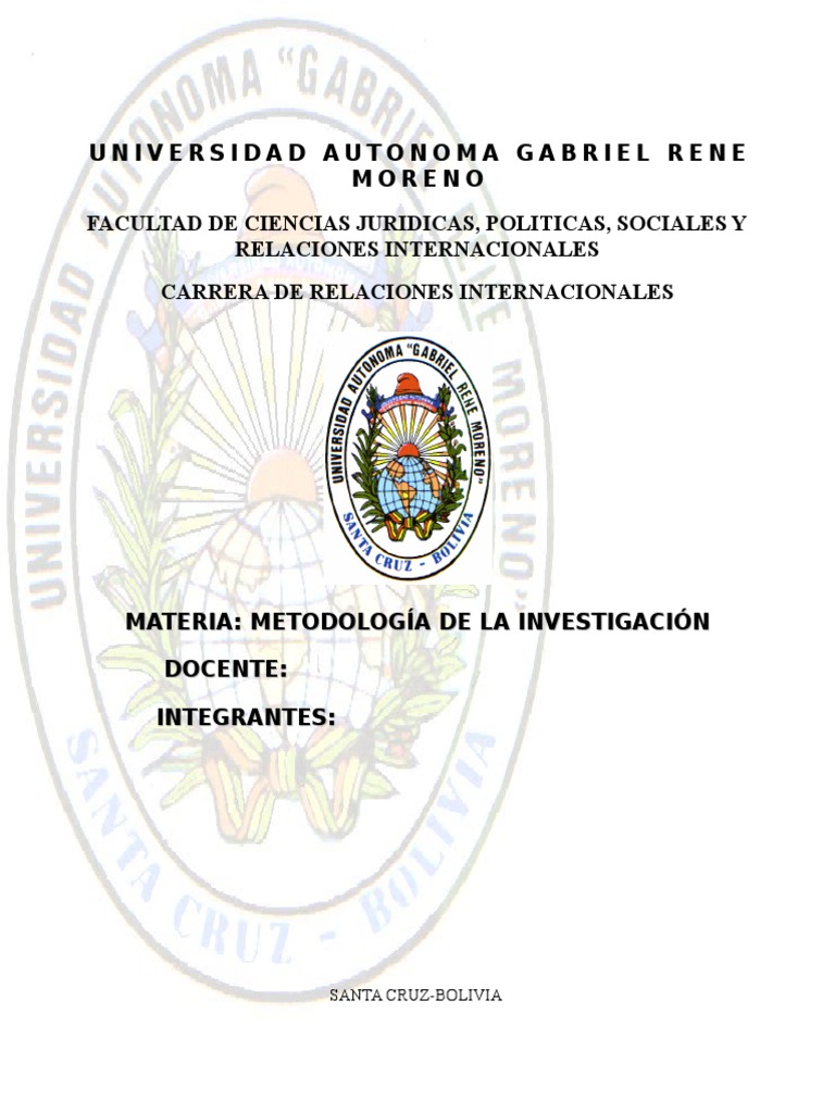 Caratula Uagrm | PDF