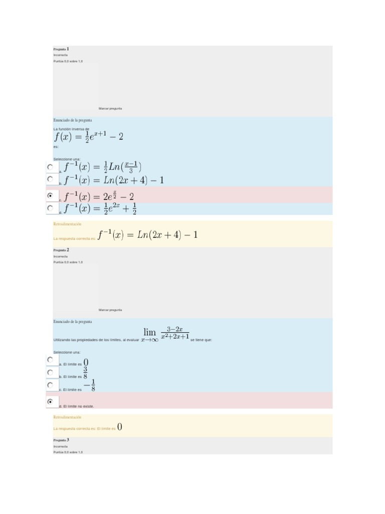 Quiz 2 | PDF | Función continua | Función (Matemáticas)