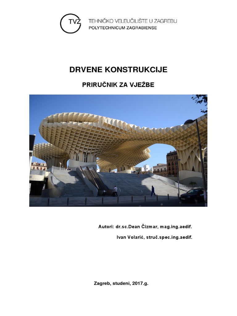 Prirucnik Za Vjezbe - Drvene Konstrukcije | PDF