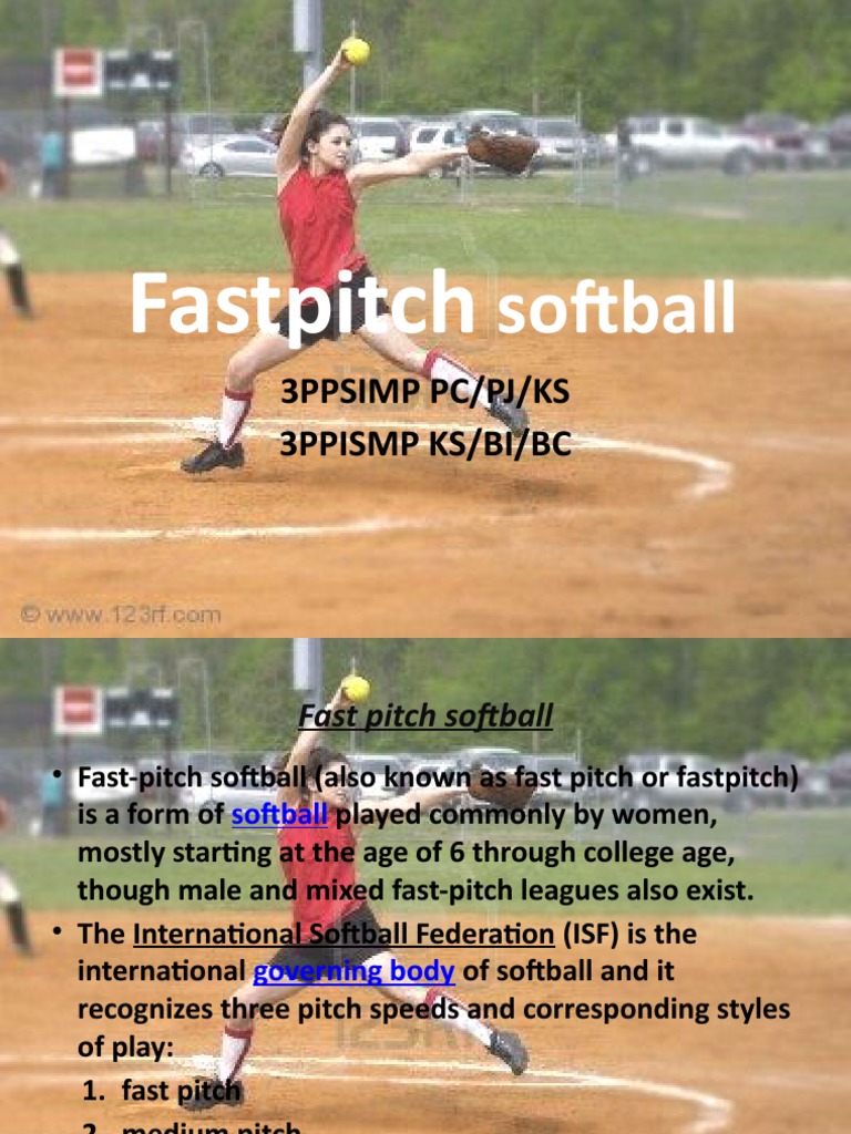 Fastpitch Softball Techniques and Speed | PDF | Pitcher | Summer ...