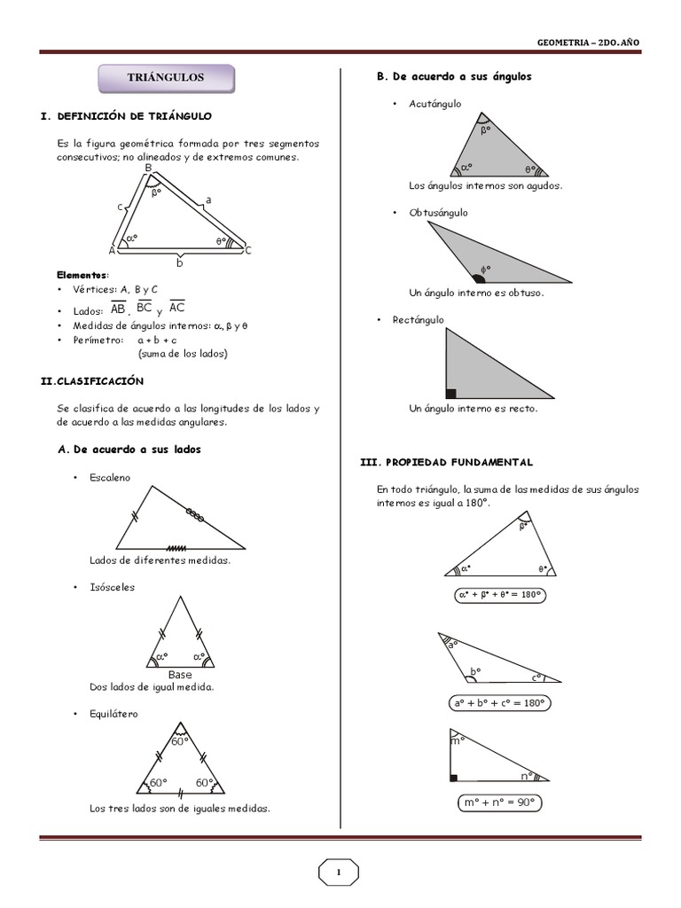 Geom 2 Triangulos | PDF | Triángulo | Geometria clasica