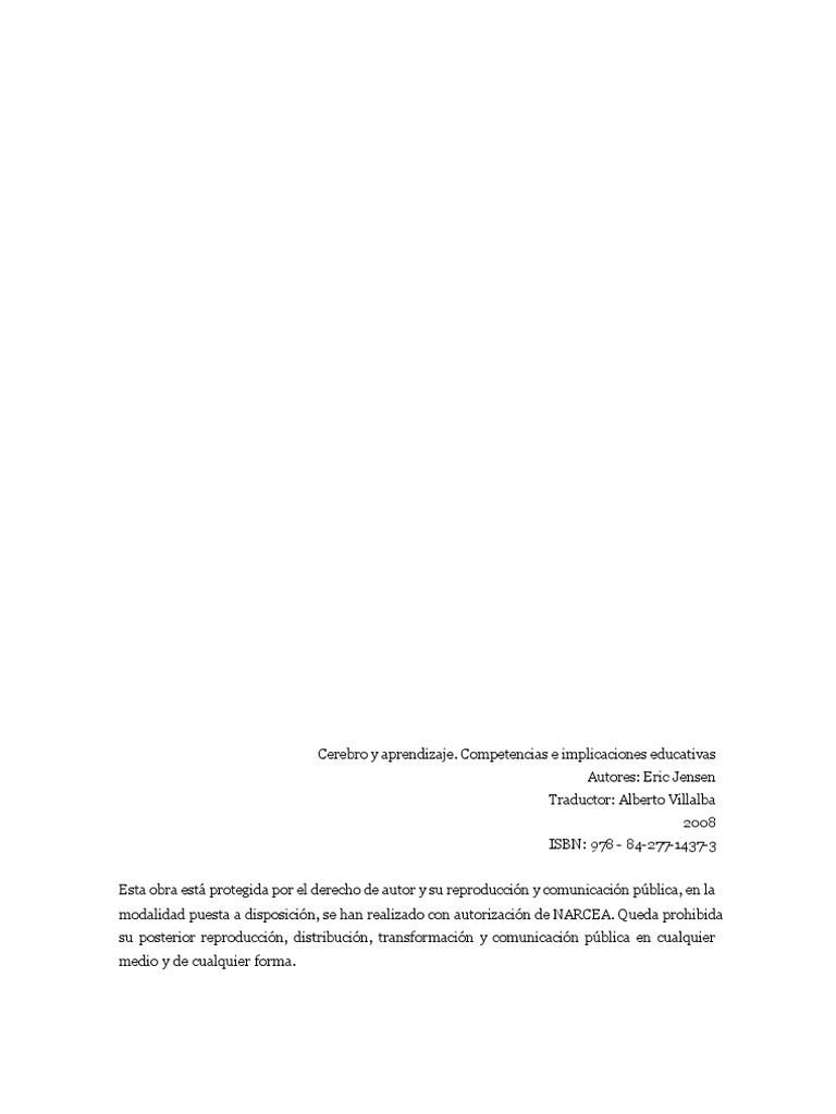 Eric Jensen - Cerebro y Aprendizaje - Capitulo-2 PDF | PDF