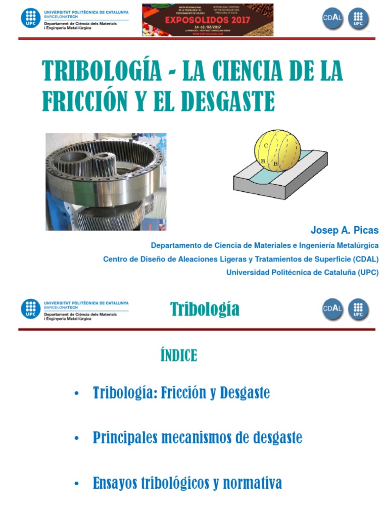 TRIBOLOGIA | PDF | Fricción | Química