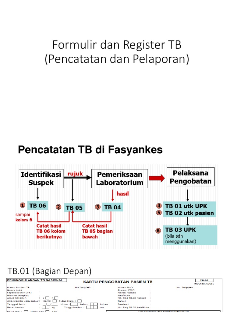 Formulir Pencatatan TB Fasyankes | PDF