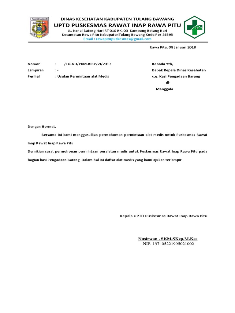 Surat Permintaan Barang Medis | PDF | Pengembangan Diri | Kesehatan ... Surat Permintaan Barang Medis | PDF | Pengembangan Diri | Kesehatan ...