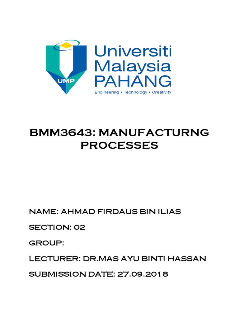 Manufacturing Cover | PDF