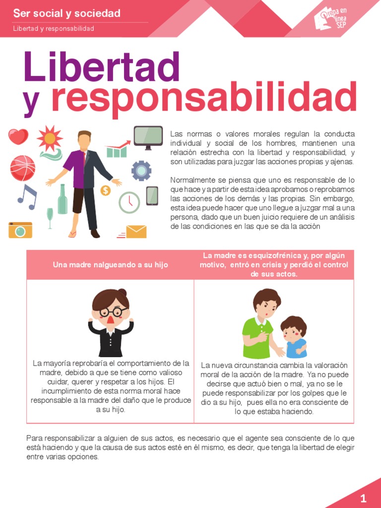 M8 S1 Libertad y Responsabilidad PDF | Moralidad | Libertad