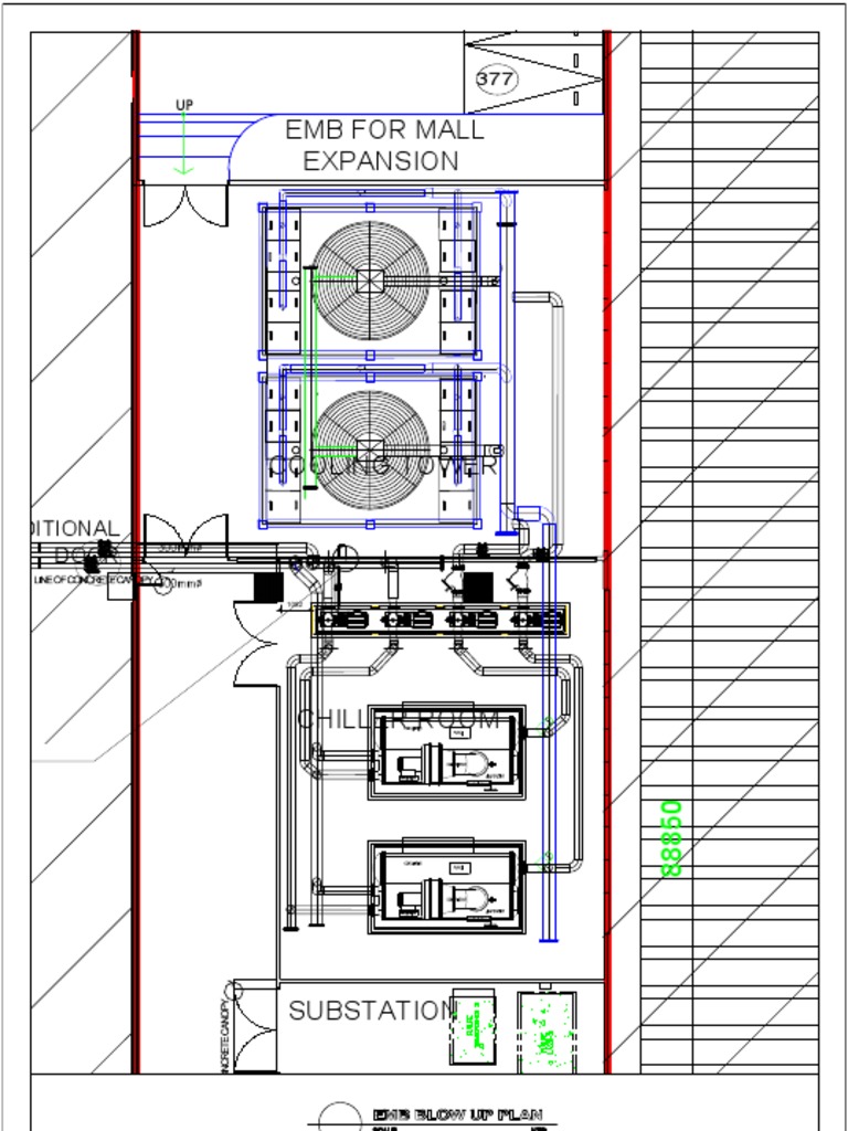 Mall Expansion Cooling Tower Plans | PDF