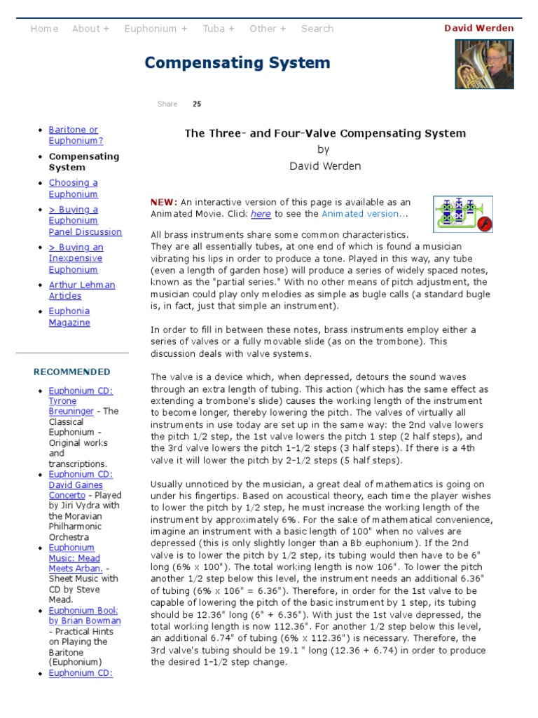 Euph Compensating System | PDF | Tuba | Brass Instruments
