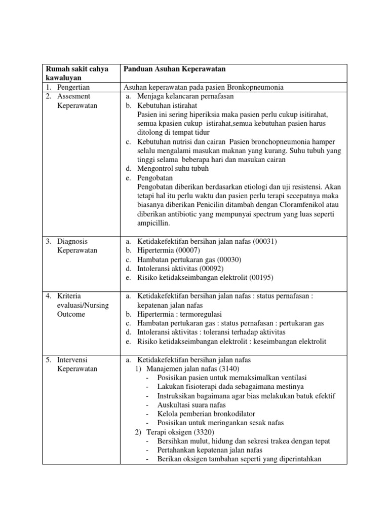 Panduan Asuhan Keperawatan BP | PDF