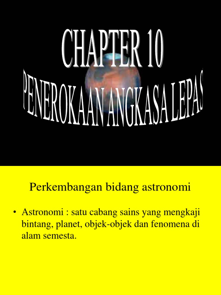 Penerokaan Angkasa Lepas | PDF