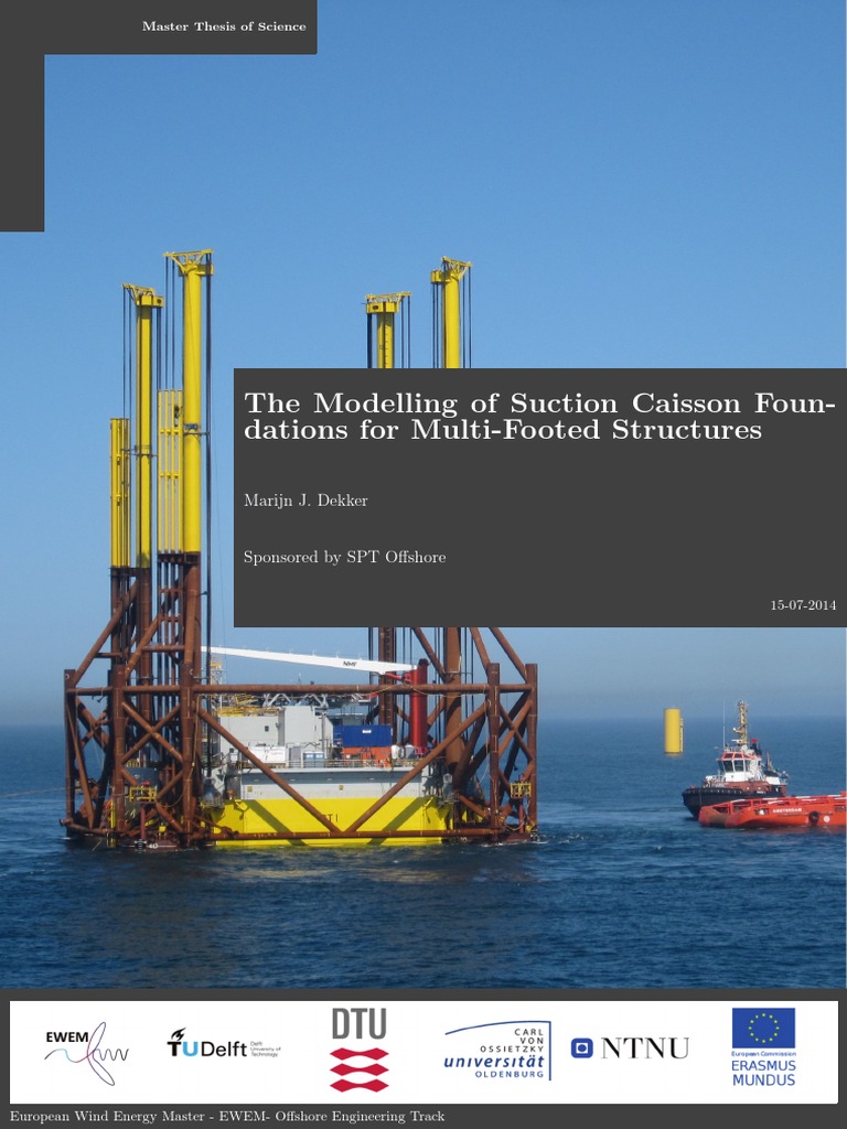 The Modelling of Suction Caisson Foun-Dations For Multi-Footed ...