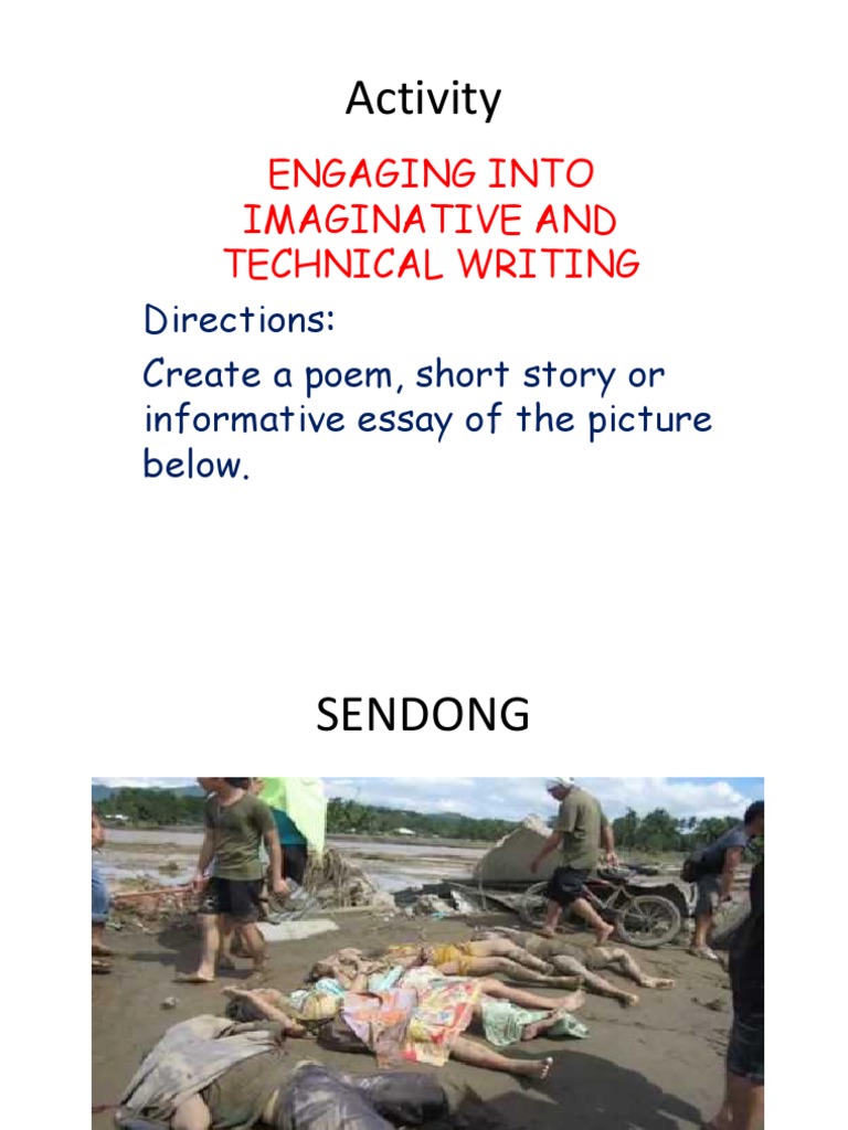 Activity: Engaging Into Imaginative and Technical Writing | PDF