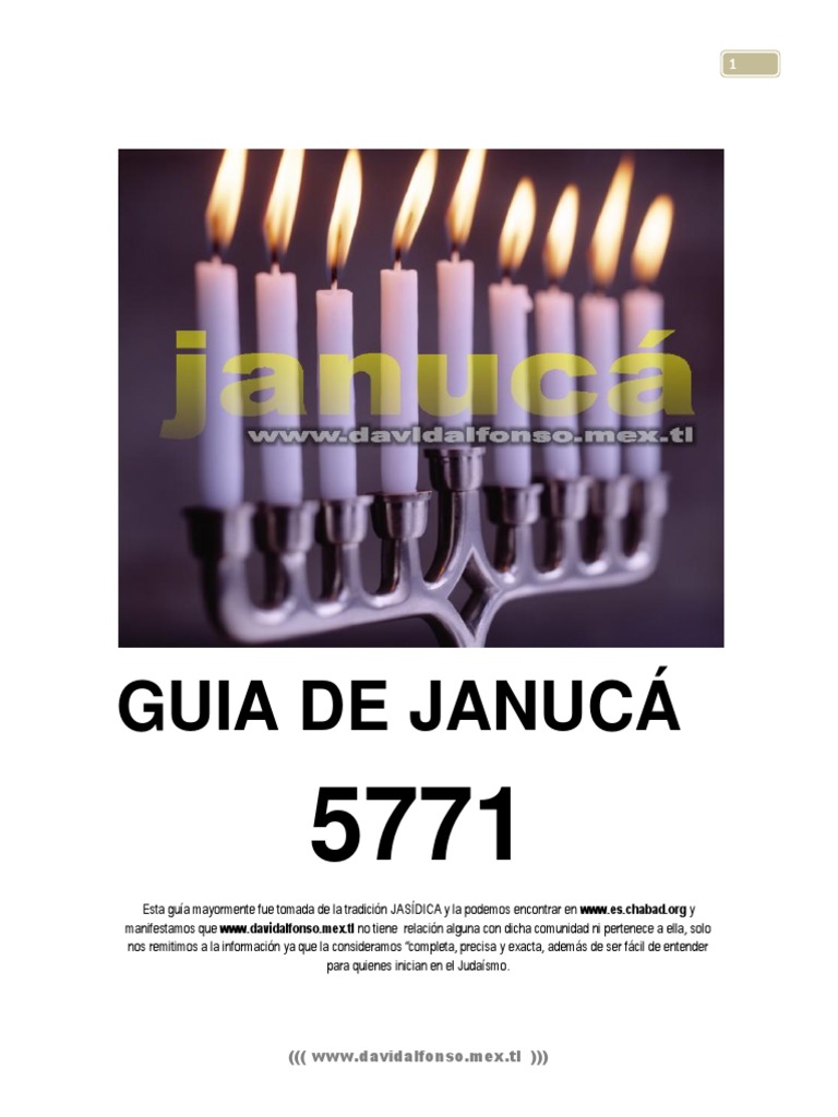 Guia de Januca | PDF | Janucá | Judios y judaísmo