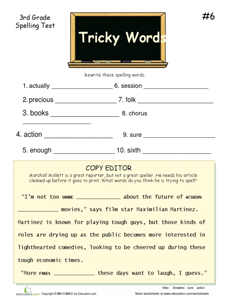 Stress Free Spelling Practice Workbook | PDF
